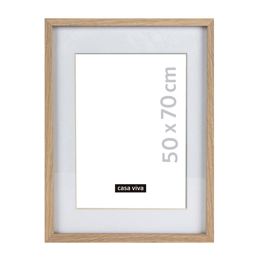 Marco de fotos de madera natural 50x70cm | Casa Viva