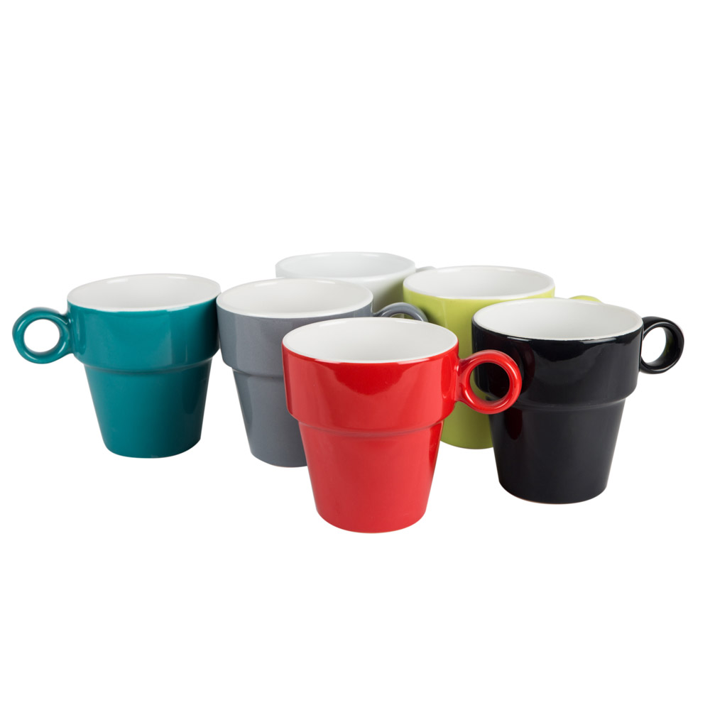 Set de 6 tazas con soporte | Casa Viva