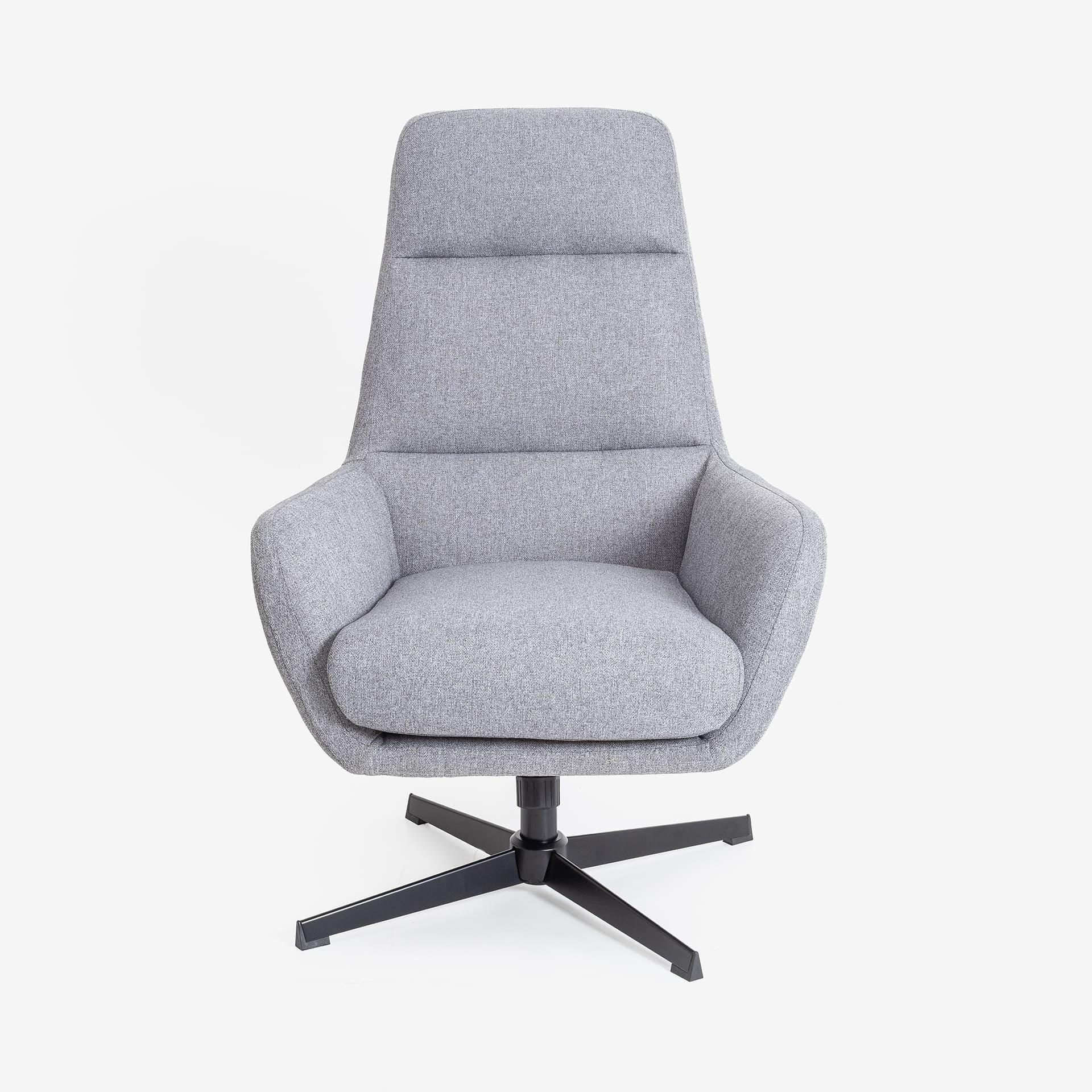 Butaca reclinable con reposapies gris Aston | Casa Viva