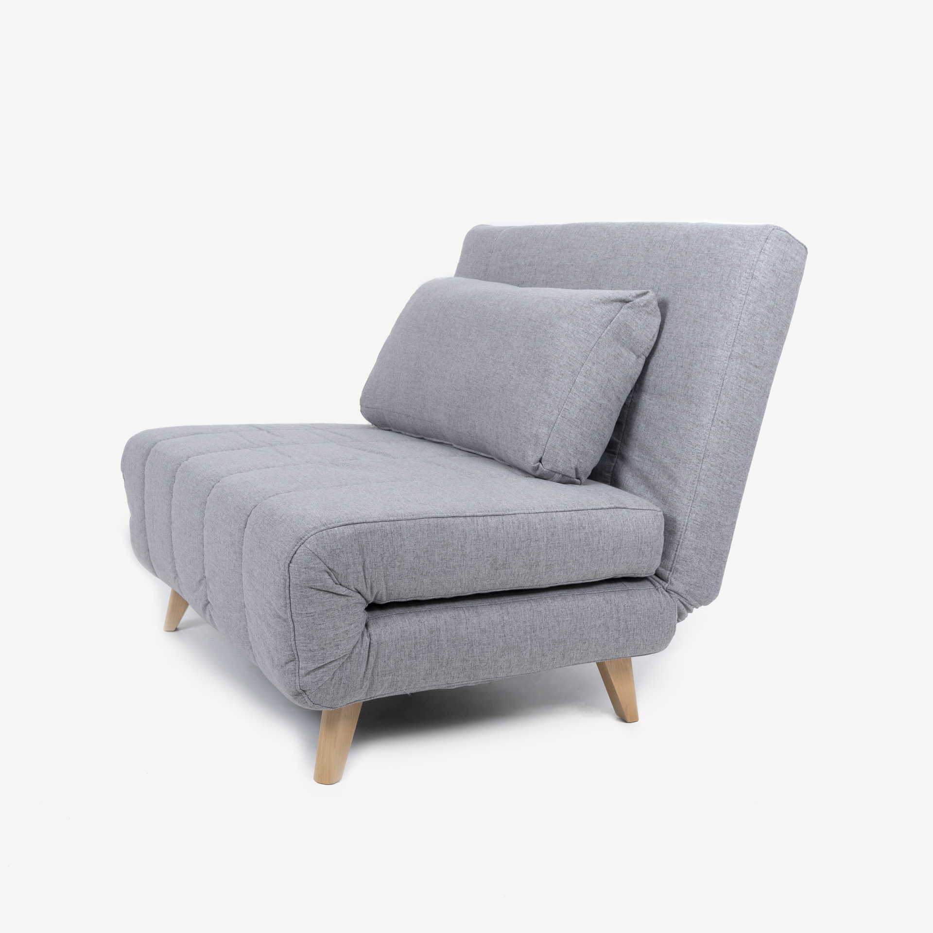 Sofá cama individual gris claro 103x91x82cm | Casa Viva