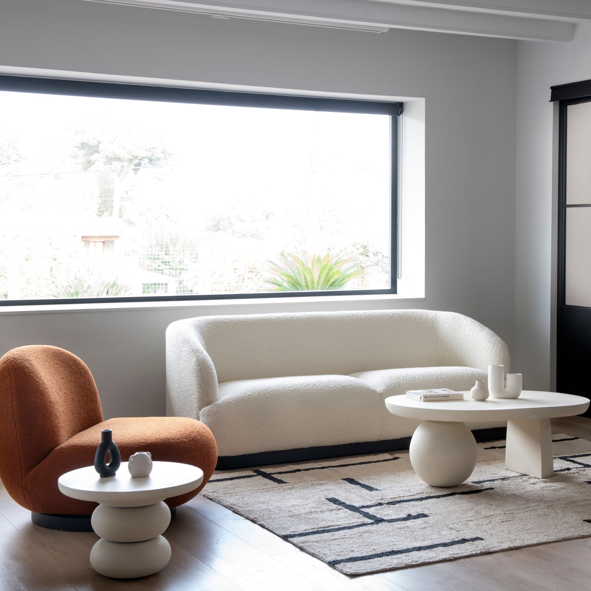 Mesa de centro de madera de mango Beca 107x71x38cm Clau&Chloe | Casa Viva